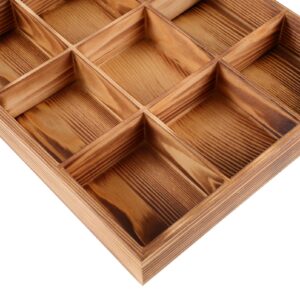 HOMSFOU Box Sugar Packet Holder Small Storage Containers Sugar Packet Organizer Kitchen Countertop Organizer Coffee Bar Organizer Coffee Holder for Countertop Bracket Tea Wood