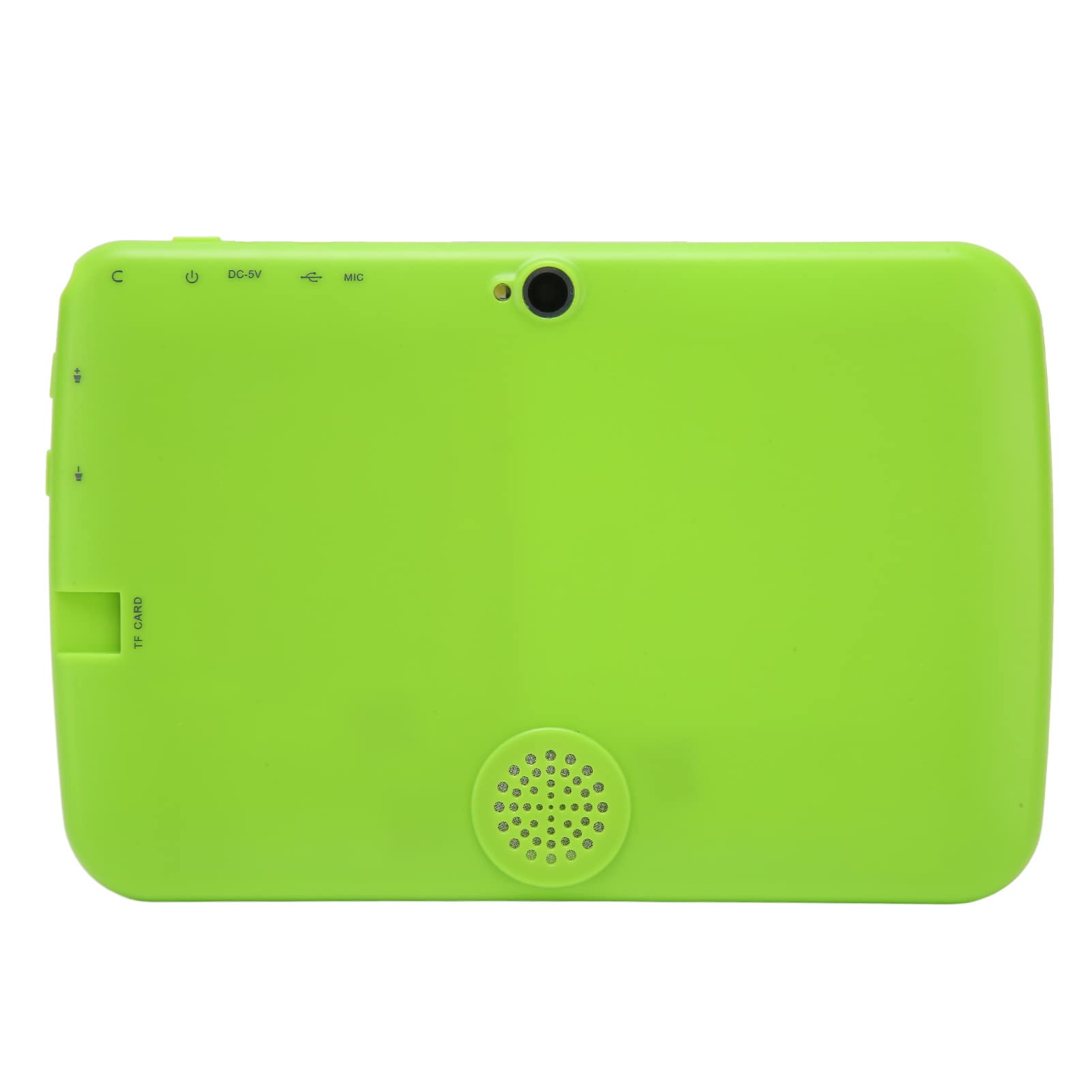 Honio Kids Tablet, 7 Inch US Plug 100‑240V 5.0 Large Memory 4 Core Toddler Tablet for Boys (Green)