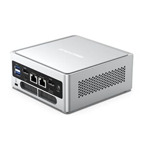 minisforum nab5 mini pc 12th gen core i5-12450h 8c/12t up to 4.4ghz mini computer with intel uhd graphics, 32g ddr4 512g pcie4.0 ssd, 2x hdmi, 2x usb-c, 2x 2.5g lan, 4x usb3.2 type-a desktop computer