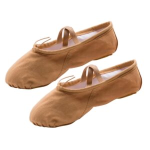 SOIMISS 1 Pair Ballet Shoes Stretch Canvas Ballet Slippers Girls Ballet Flats Ballet Dancer Shoes Sole Ballet Shoe Ballet Practice Shoes Ballet Dance Shoes Yoga Shoes Aldult Cat Claw Shoes