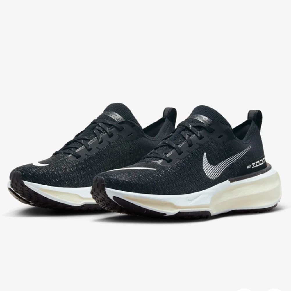 Nike ZOOMX Invincible Run FK 3 Black/White/Silver DR2660 001 Women's Size 5.5