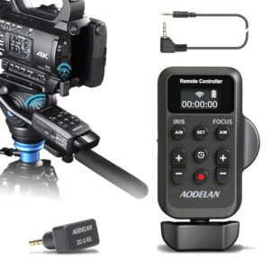 Wireless Camcorder LANC Remote Control for Sony and Canon with 2.5mm Jack or Remote Jack, Video Zoom, Focus, IRIS and Recording Wireless Remote Controller for Canon Vixia HF G40, G50, G70, G60, XA11