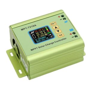 charge controller mppt solar charge controller mpt-7210a lcd display 24v 36v 48v 60v 72v 10a adjustable for lithium battery