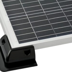 Spartan Power ABS Drill Free Solar Panel Mount 4 Piece (Black) Great for RV's, Vans, Trailers, Buses, Skoolies, Boats