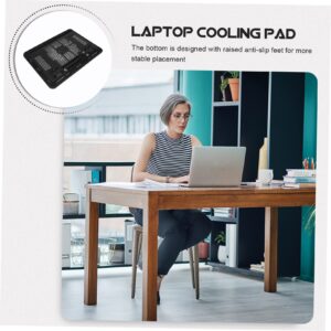 NOLITOY Notebook Cooler Laptop Stand Laptops Radiator Fan Cooling Pad for Laptop Cooler for Laptop Computer Stand Laptop Riser Holder for Desk Laptop Supply Base Iron Net N19 Notes