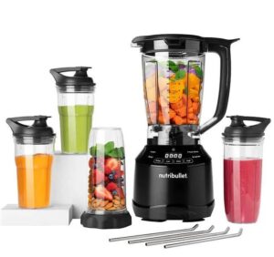 nutribullet digital smart touch combo with single-serve cups 1500 watt large capacity blender