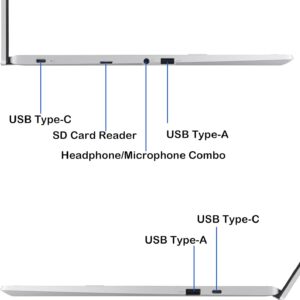 ASUS Chromebook Touchsceen Flip Laptop 2in1-14inch WUXGA IPS Display - AMD Ryzen 3-7320C - Backlit Keyboard - Wi-Fi 6 - USB C - Long Battery Life - Google Chrome (8GB RAM |128GB SSD+256G SD Card)