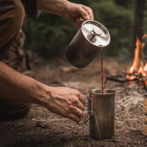 The Pathfinder School French Press for Camping