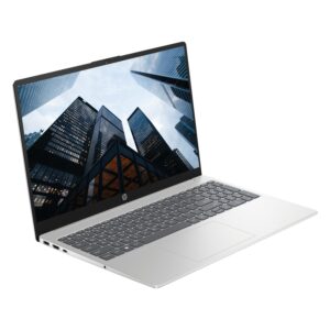 HP Essential 15z Laptop, 15.6" HD Touchscreen, AMD Athlon Silver 7120U, 8GB RAM, 512GB SSD, Webcam, HDMI, Backlit Keyboard, Wi-Fi 6, Windows 11 Home, Silver