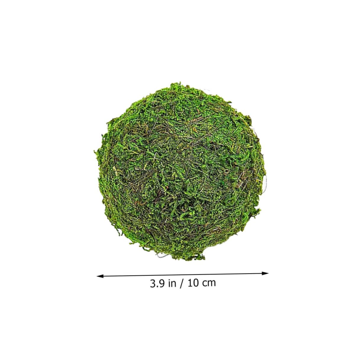 Abaodam Wedding Mossy Balls 2pcs Artificial Home Decor Artificial Green Plant Fake Mossy Balls Floral Mosses Ball Decoration Fake Moss Balls Decorative Moss Balls Grass Ball Wedding Foam