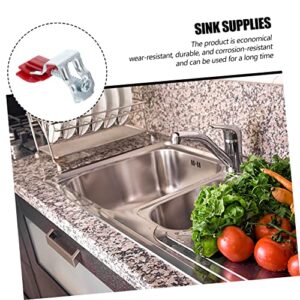 DOITOOL 10pcs Sink Mounting Clips Sink Installation Clips Under Sink Mounting Sink Clips Undermount Support Brackets Sewer Mounting Clip Kitchen Sink Clips Punch Hole Bowl Manganese Steel