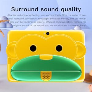 kcavykas 7.0-Inch HD Display Quad Core Android 7.1 Tablet Pc for Children 1+16gb Multi-Function Bluetooth WiFi Support 128g Memory Card (Yellow)