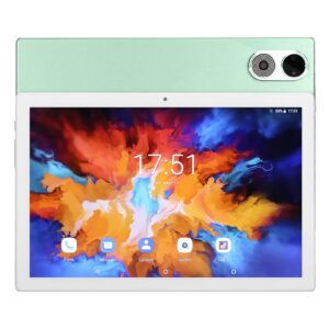 4G LTE Tablet, 2.4G 5G WiFi US Plug 100-240V Octa Core 10.1 Inch Tablet 8GB RAM 128GB ROM for Home Work (Green)