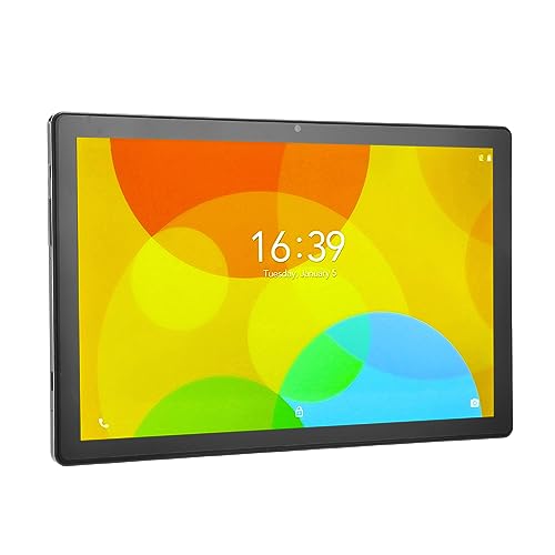 Airshi Gaming Tablet, 12MP 24MP Camera Tablet PC 12GB 256GB Memory US Plug 100‑240V Octa Core CPU 10.1 Inch for Travel (US Plug)