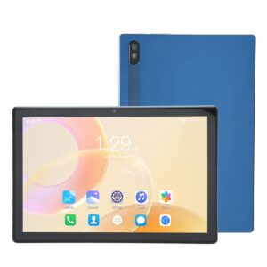 Airshi Desktop Tablet, 2 Slots for 4G Network Cards 10 Inch Tablet 6GB RAM 256GB ROM Blue Octa Core CPU for Business (US Plug)