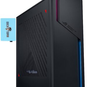 ASUS ROG Gaming Desktop PC, Small Form Factor (Intel i7-13700F 16-Core, GeForce RTX 4070 12GB, 64GB DDR5 RAM, 1TB PCIe SSD NVMe SSD, WiFi 6E, Bluetooth 5.3, Win 11 Pro) w/Dockztorm Hub