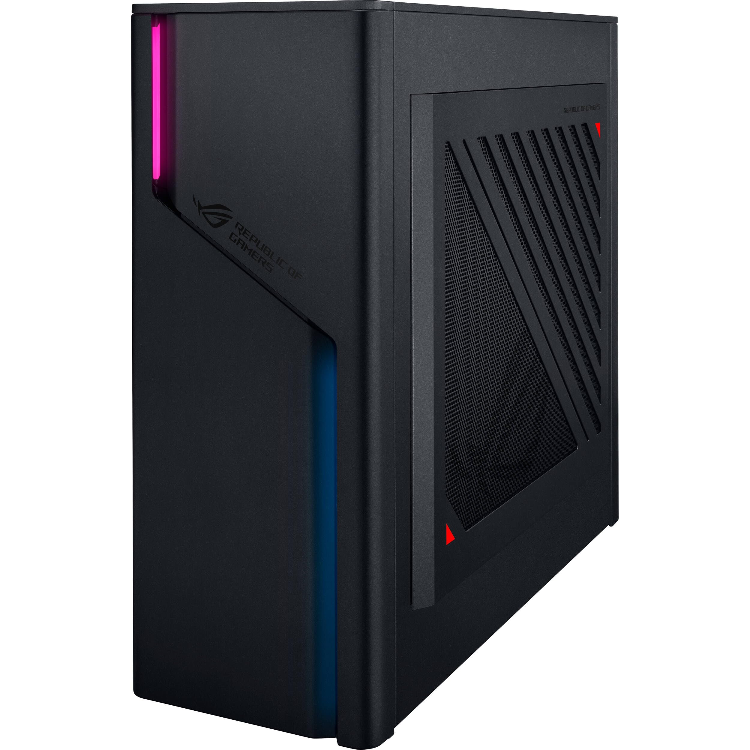 ASUS ROG Gaming Desktop PC, Small Form Factor (Intel i7-13700F 16-Core, GeForce RTX 4070 12GB, 64GB DDR5 RAM, 1TB PCIe SSD NVMe SSD, WiFi 6E, Bluetooth 5.3, Win 11 Pro) w/Dockztorm Hub