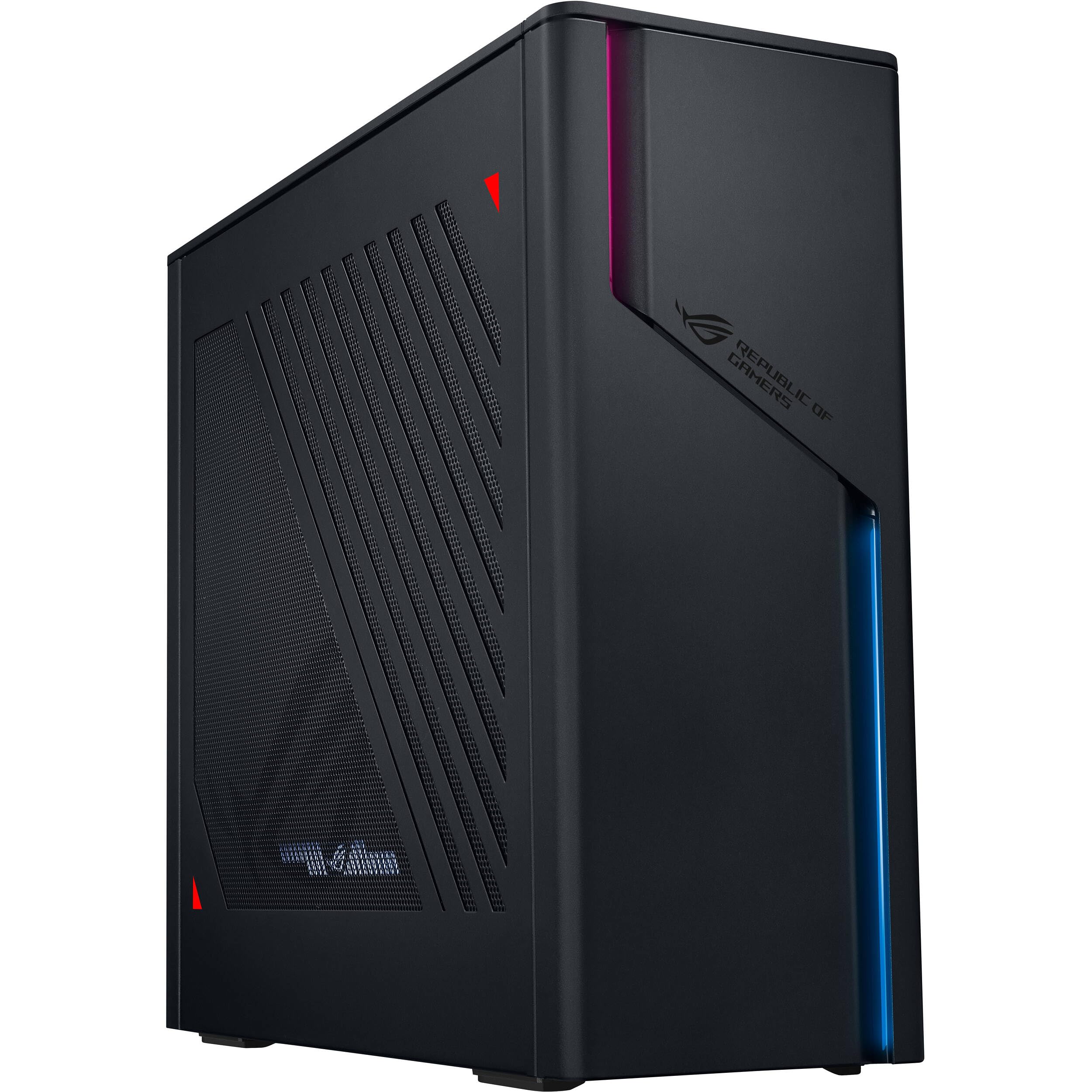 ASUS ROG Gaming Desktop PC, Small Form Factor (Intel i7-13700F 16-Core, GeForce RTX 4070 12GB, 64GB DDR5 RAM, 1TB PCIe SSD NVMe SSD, WiFi 6E, Bluetooth 5.3, Win 11 Pro) w/Dockztorm Hub