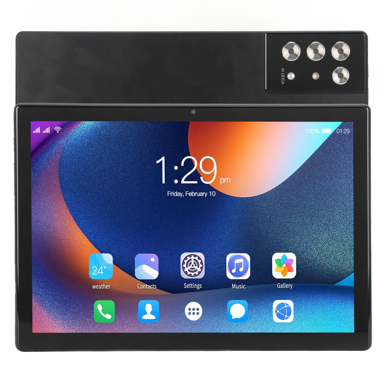 10.1 Inch Tablet, 8 Core CPU, 8GB RAM, 256GB ROM, 8MP Front, 16MP Rear, 5G WiFi, 4G Network, 7000mAh Battery, FHD Screen, BT Support, 100-240V (US Plug)