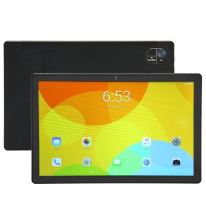 10.1 Inch Tablet, 5G WiFi US Plug 100-240V 8 Core CPU 1920x1200 IPS Tablet PC with Mouse for Watching for Android 11.0 (Black)