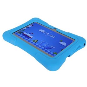 Luqeeg Child Tablet, Kid Proof Case 2GB RAM 32GB ROM Safe 7 Inch Toddler Tablet WiFi with Parental Control for Gaming (US Plug)