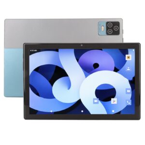 Luqeeg Tablet, Smart Tablet 10.1 Inch 2560X1600 Resolution 12GB RAM 512GB ROM 8 Core Front 8MP Rear 16MP for Working for Video (Blue)