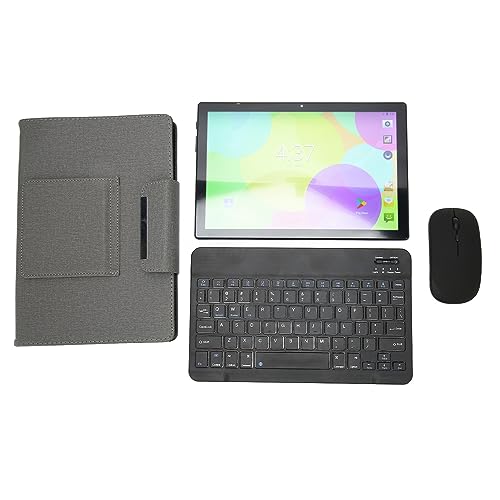 Luqeeg Office Tablet, Game Tablet Octa Core CPU 10.1 Inch LCD with Mouse and Keyboard (US Plug)