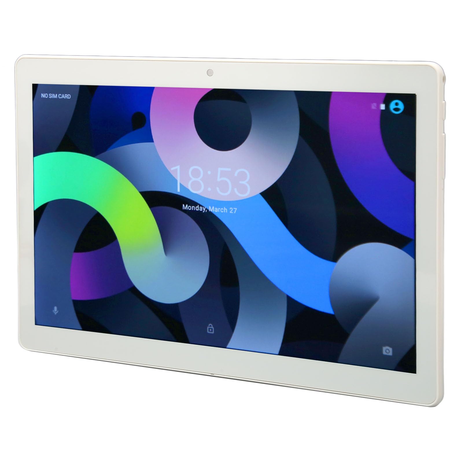 Luqeeg Tablet PC, US Plug 100-240V 2 in 1 Tablet 12GB RAM 256GB ROM 1920x1200 HD 8MP 20MP Camera for Work (US Plug)