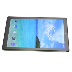 Airshi 10.1 Inch Tablet, Octa Core Processor 5GWIFI 6GB RAM 128GB ROM Tablet PC Dual Speakers FHD Screen for Learning for Work (Green)