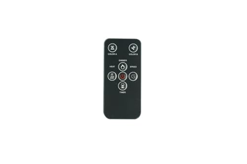 Hotsmtbang Replacement Remote Control for R.W.Flame RFH-6001LC RFH-7401LC RFH-10201LC LED 3D Electric Infrared Fireplace Space Heater