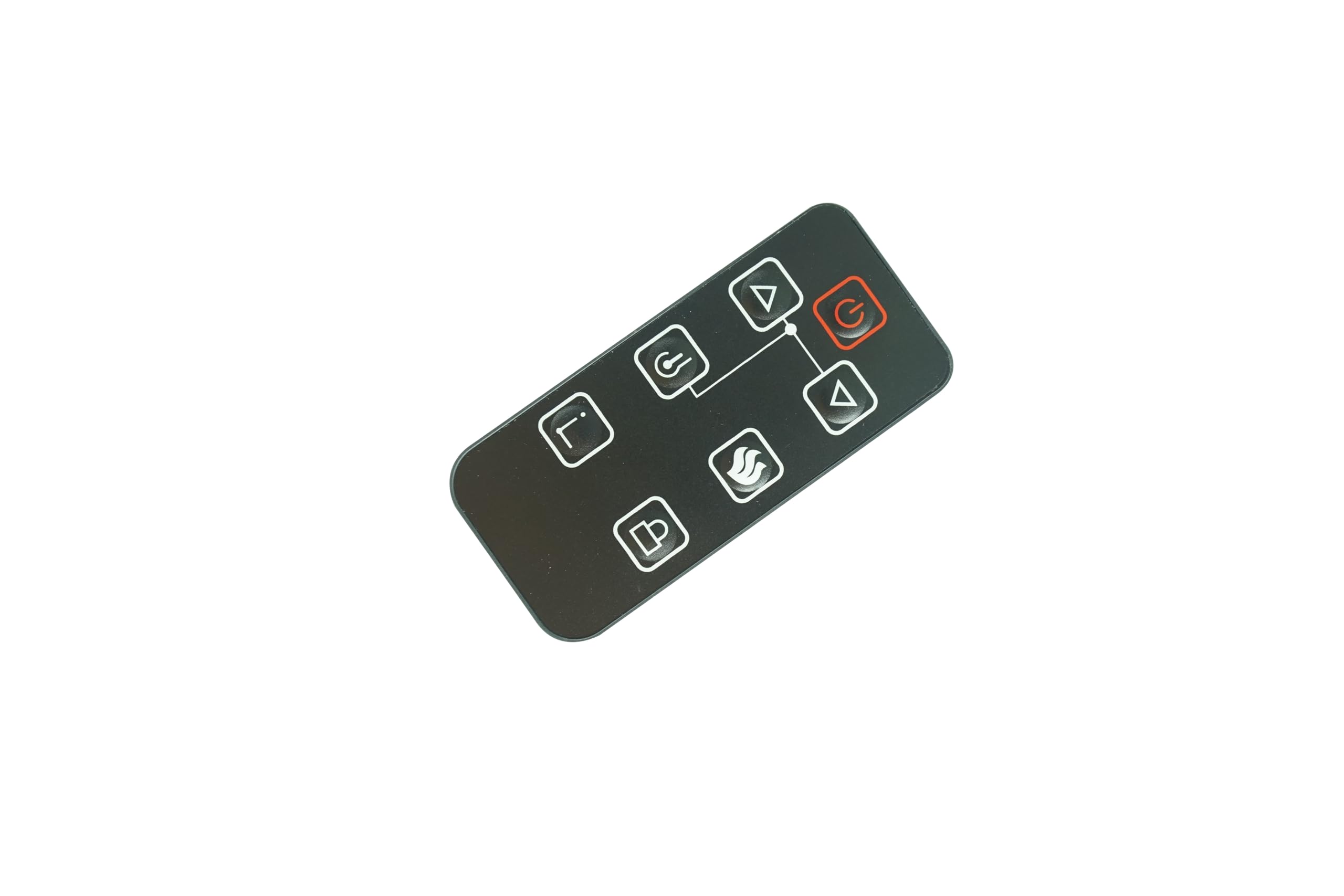 Hotsmtbang Replacement Remote Control for FEBO F15-I-005-009 15IN-23-100 F15-I-005-031B LED 3D Flame Electric Infrared Fireplace Space Heater