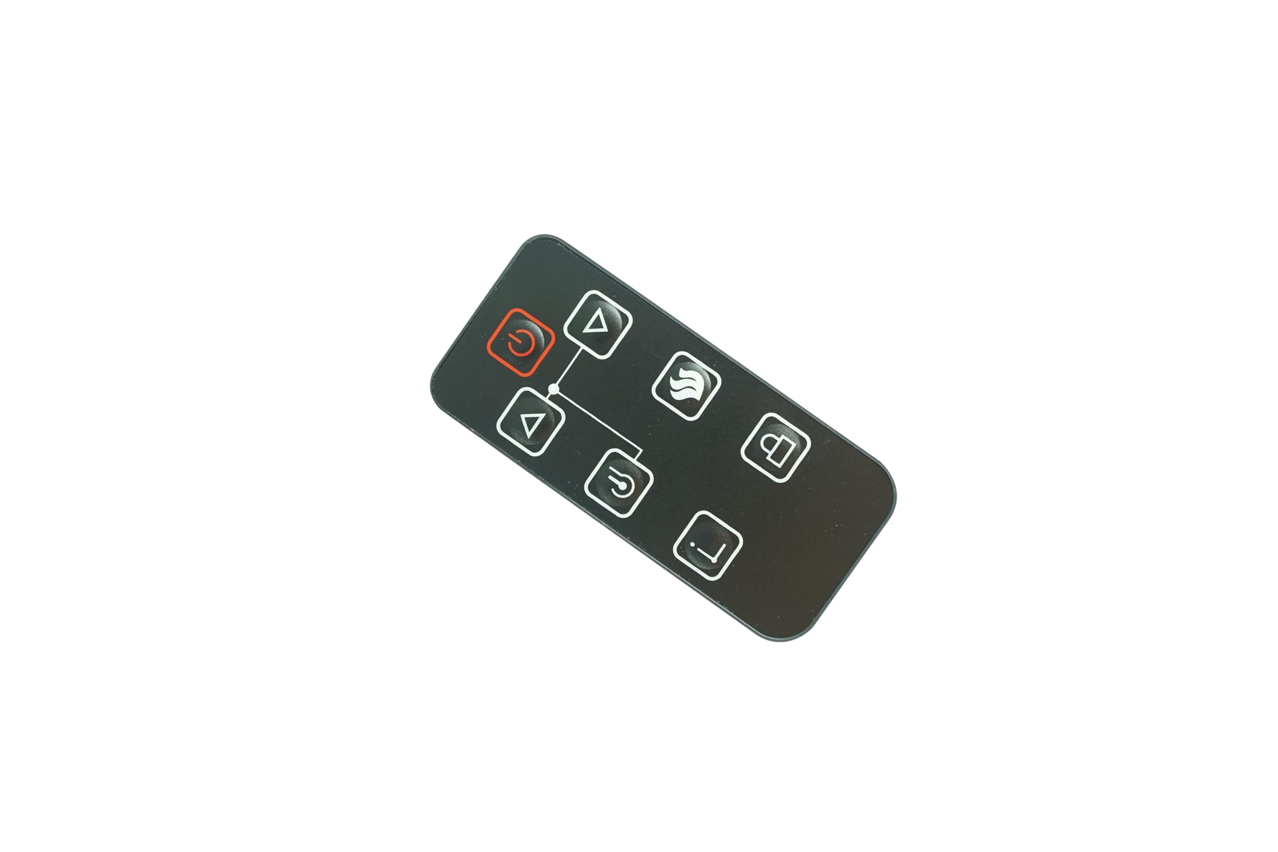 Hotsmtbang Replacement Remote Control for FEBO E3001 FEB-1 ZHS-30-B 384-15A-20-13E F18-I-008-018C LED 3D Flame Electric Infrared Fireplace Space Heater