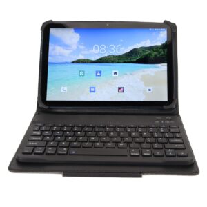 Luqeeg Tablet, USB C Fast Charging 2 Speakers 100‑240V FHD Screen 4G Tablet with Keyboard Mouse for Home (US Plug)