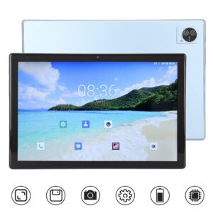 Luqeeg Tablet, USB C Fast Charging 2 Speakers 100‑240V FHD Screen 4G Tablet with Keyboard Mouse for Home (US Plug)