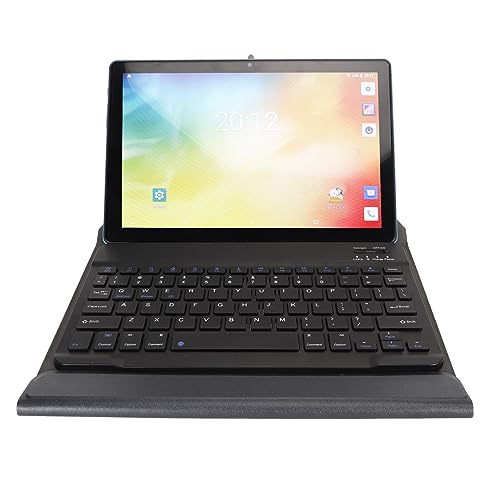 Acogedor 10.1 Inch 2 in 1Tablet with Keyboard, 128GB 1TB Expandable, 13+8MP Dual Camera, Newest Tablets PC with Case, Mouse, Stylus, 5G WiFi, IPS FHD Screen (US Plug)