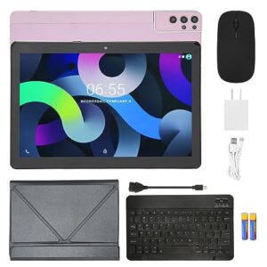 Acogedor 10.1in FHD 4GB RAM 64GB ROM Tablet, 5G WiFi, Dual Camera, 8800mAh, Office Tablet with Keyboard, Mouse (US Plug)