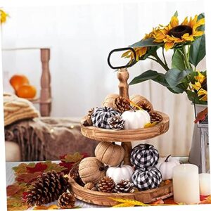 Abaodam 36 Pcs Thanksgiving Pumpkin Halloween Pumpkin Decorations Harvest Festival Decorations Dining Table Decor Christmas Ornament Festival Pumpkin Photo Ornament Fake Pumpkin Prop Mini