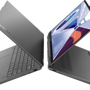 Lenovo Yoga 7i 2-in-1 Laptop 14" 2.2K IPS Touch 13th Gen Intel 10-Core i7-1355U 16GB RAM 1TB SSD Backlit Fingerprint Thunderbolt FHD Privacy Camera Long Battery Life Win11 Gray + HDMI Cable