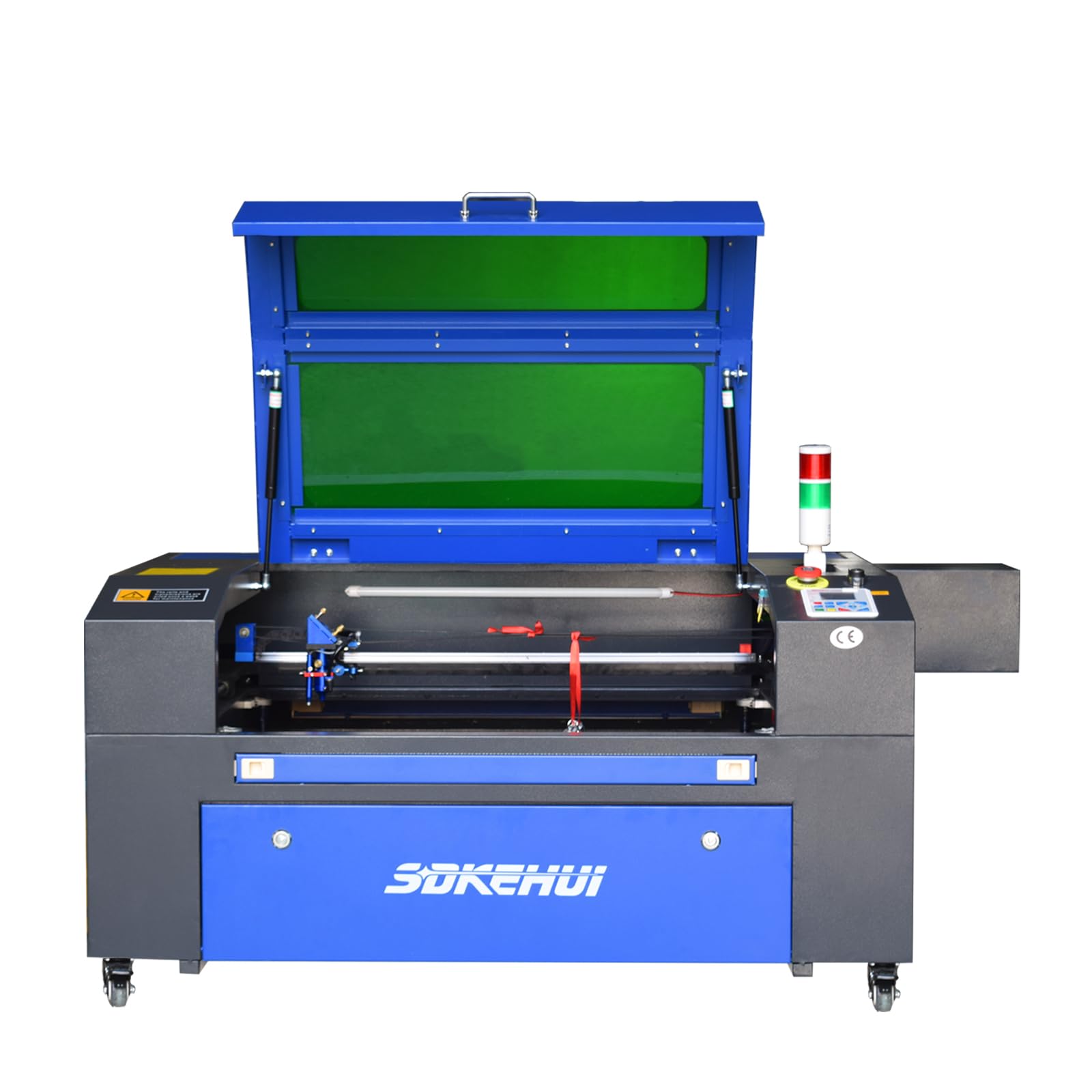 SDKEHUI 100W CO2 Laser Cutter Engraver, Laser Engraving Machine,Compatible with Lightburn 28x20In 700x500mm Autolift Bed, Autofocus,Laser Cutting Machine for Wood Acrylic More