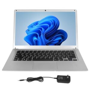 Yunseity 14.1 Inch IPS Screen Laptop, 2GB RAM 32GB SSD, Portable Business Laptop for Win 10 (US Plug)