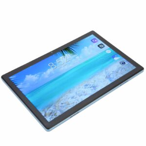 Luqeeg HD Tablet, US Plug 100‑240V 6GB RAM 128GB ROM 8 Core CPU 10.1 Inch Tablet Dual Speakers 10 (Blue)