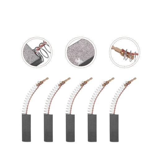 YoupO Washing Machine Carbon Brushes 154740 Carbon Brushes Motor Carbon Brushes ，Compatible for Bosch ，Compatible for Siemens Washing Machine 8Pcs