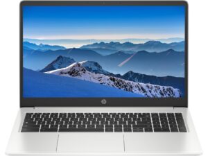 hp 2024 15" hd ips chromebook, intel 4-core pentium processor 3.30ghz turbo speed, 8gb ram, 128gb storage, ultra-fast wifi, full size keyboard, chrome os, arctic silver(renewed)