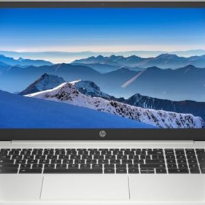 HP 2024 15" HD IPS Chromebook, Intel 4-Core Pentium Processor 3.30GHz Turbo Speed, 8GB Ram, 128GB Storage, Ultra-Fast WiFi, Full Size Keyboard, Chrome OS, Arctic Silver(Renewed)