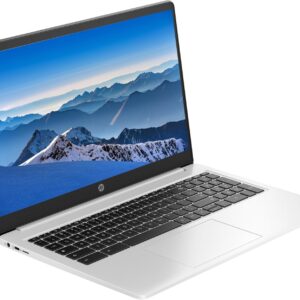 HP 2024 15" HD IPS Chromebook, Intel 4-Core Pentium Processor 3.30GHz Turbo Speed, 8GB Ram, 128GB Storage, Ultra-Fast WiFi, Full Size Keyboard, Chrome OS, Arctic Silver(Renewed)