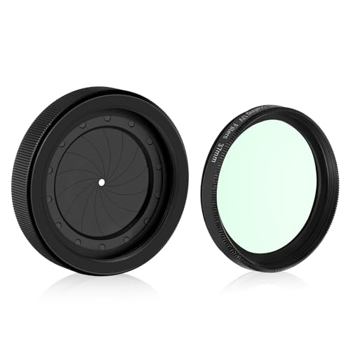 Adjustable Iris Aperture Diaphragm Filter Pack M30 to M37 Iris Aperture Diaphragm Adapter Optical Diaphragm 1.5-26mm Lens Module Adapter Ring PVS-14 PVS 14 Optics