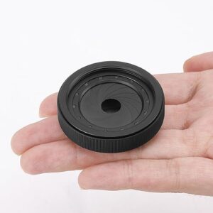 Adjustable Iris Aperture Diaphragm Filter Pack M30 to M37 Iris Aperture Diaphragm Adapter Optical Diaphragm 1.5-26mm Lens Module Adapter Ring PVS-14 PVS 14 Optics