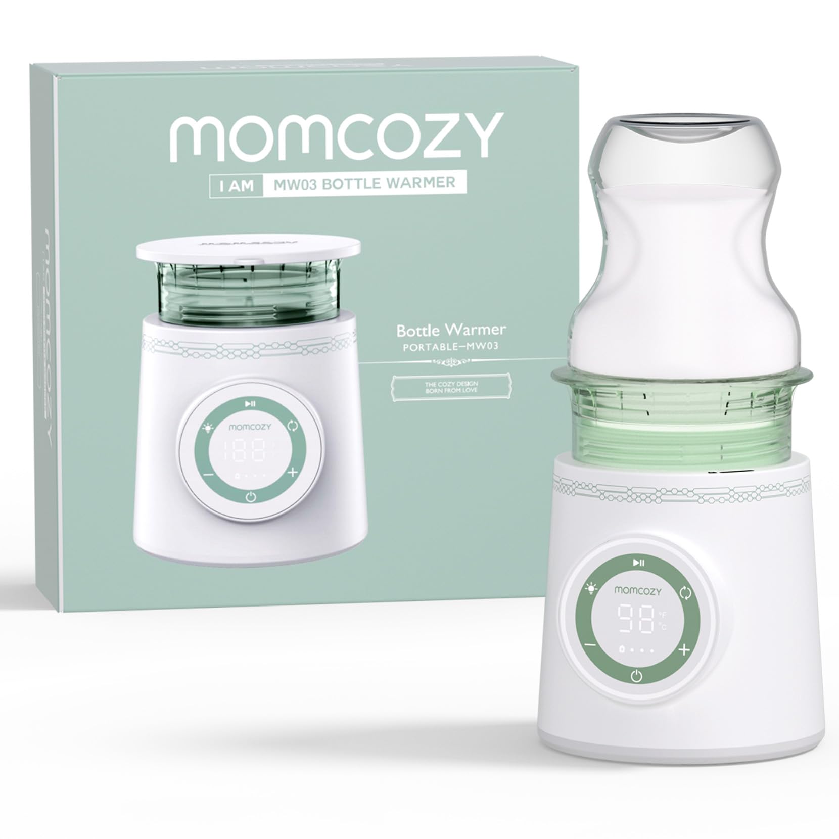 Momcozy Portable Bottle Warmer for Travel, Black