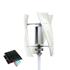 hengjingtr 5000w wind turbine generator,12v/24v/48v 3 blades alternator three-phase vertical axis windmill with mppt controller,220v