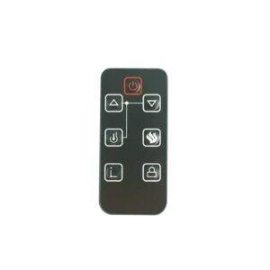 Remote Control for FEBO ZHS-30-B 384-15A-20-13E F18-I-008-018C F15-I-005-009 15IN-23-100 F15-I-005-031B LED 3D Flame Electric Infrared Fireplace Space Heater